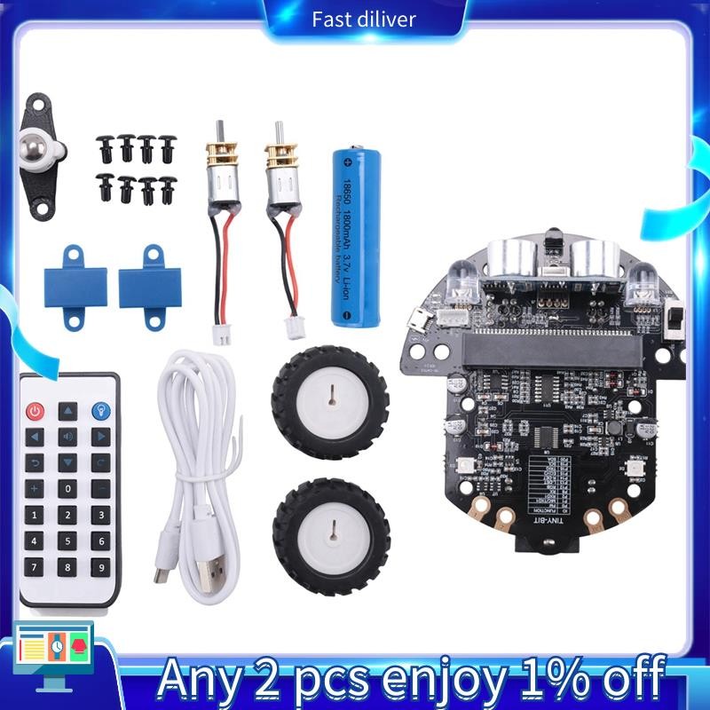 Robot Programmable Robotic Kit Based On Bbc Microbit V2 And V1 For Stem Coding Education With