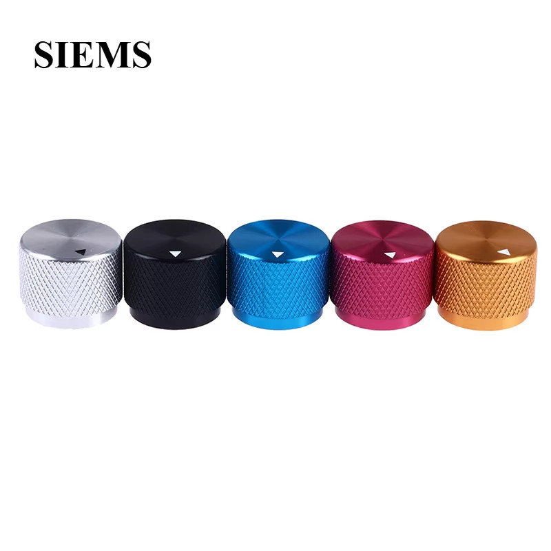 Solid Metal Aluminum Knob Audio Amplifier Volume Control Button Knob 6mm Encoder Potentiometer ...