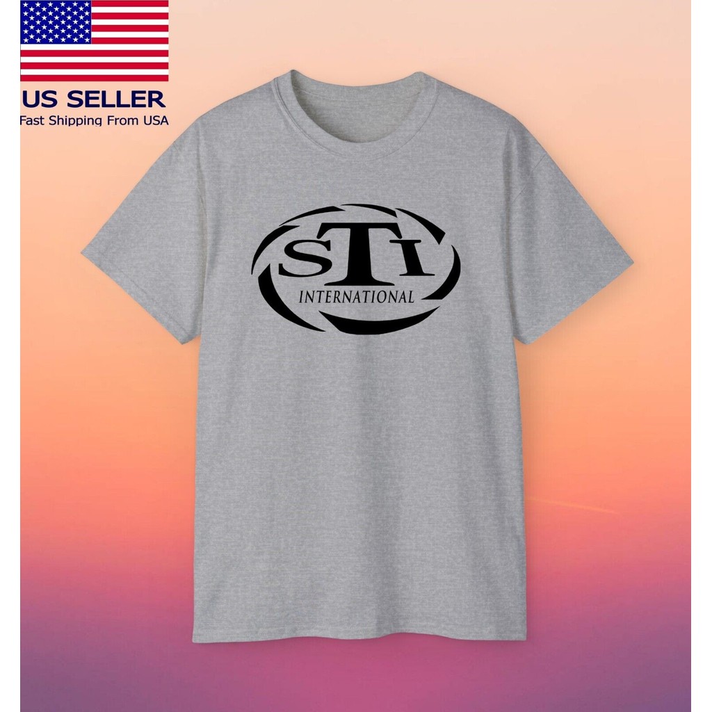 Sti International Men'S Grey T-Shirt | Shopee Philippines