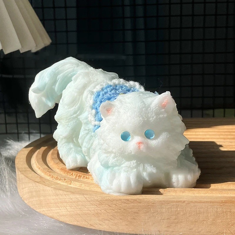 Slow Rebound Persian Cat Doll Squeeze Toy Animal Colorful Simulation ...