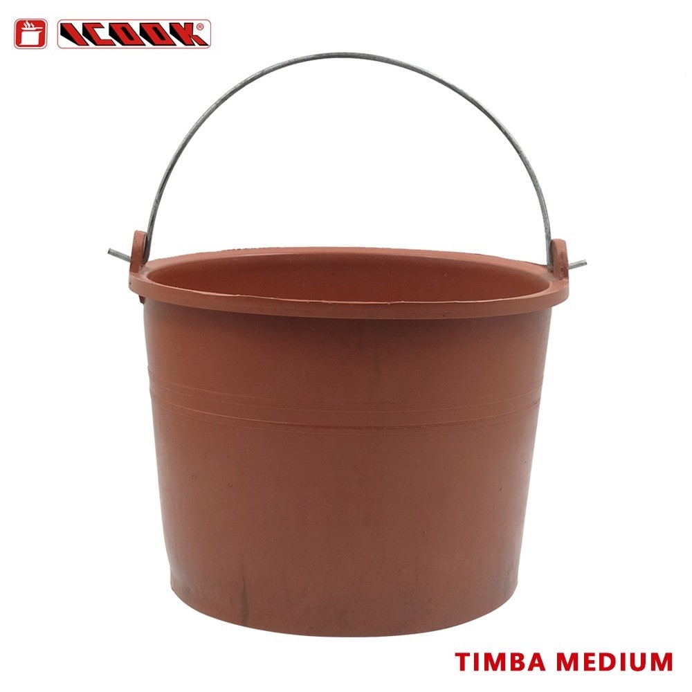 Industrial Grade Rubberized Plastic Bucket Pail Timba Medium TIMBA M ...