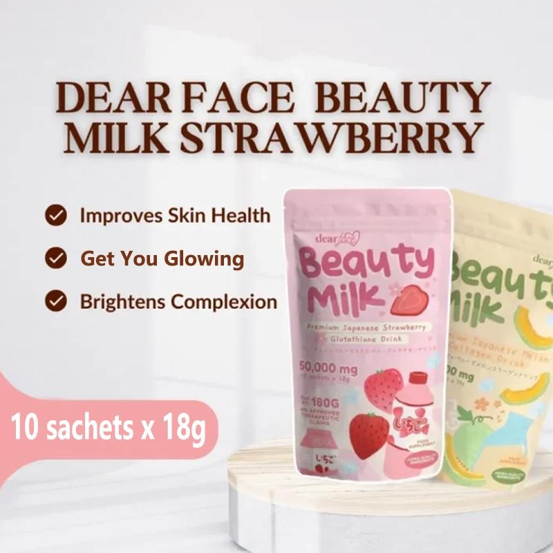Beauty Milk Collagen Drink (Melon Flavor and Strawberry Flavor ...