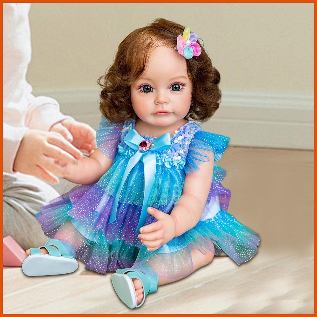 Simulation Doll Toy Realistic Toddler Doll 22 Inch Soft Feeling ...