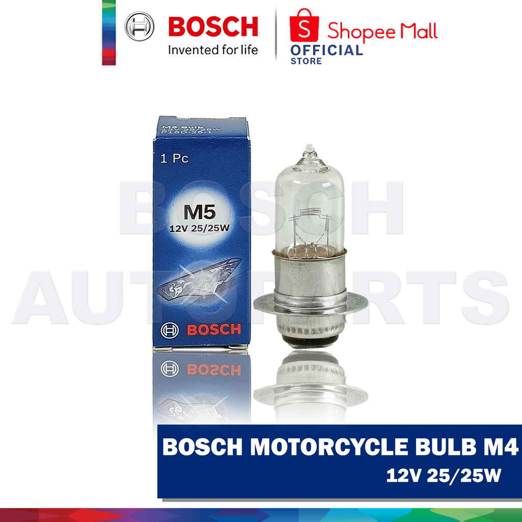 Bosch Motorcycle Bulb M5 (T19) (P15D-25-1) | Shopee Philippines