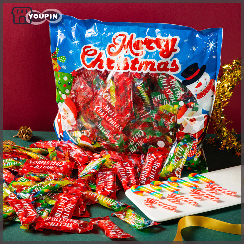 Christmas Candy Mini Candy Cane Hard Candy Gift Creative Lollipop Cute ...
