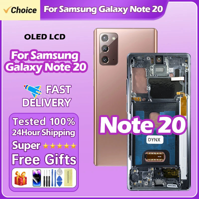 6.7"Super AMOLED For Samsung Galaxy Note20 SM-N981B LCD Display Touch ...