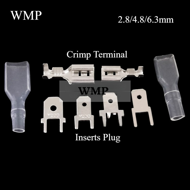 50Pcs Inserts Plug Terminal PCB Solder Lug Spring Terminal Connector ...