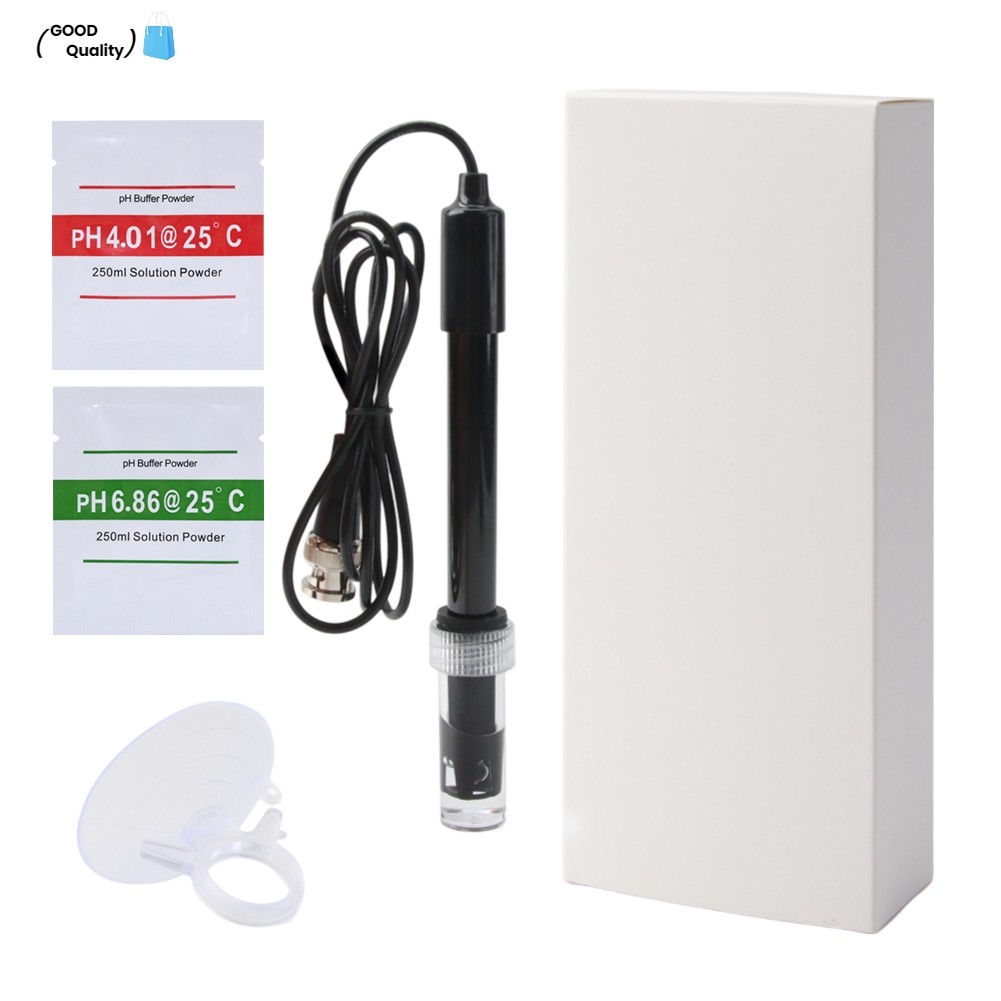 pH Probe Aquarium Hydroponics Lab Electrode Ph Meter Potentiometric ...