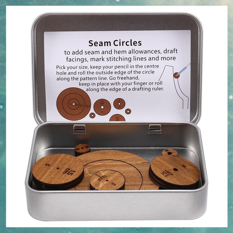 [Q H B W] Jenerates Seam Circles,Wooden Circle Quilting Template ...