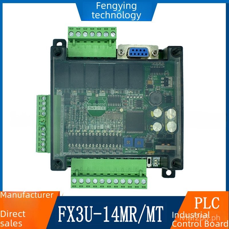 Domestic Plc Industrial control panel FX3U-14MR Miniature Simple Programmable Controller with ...