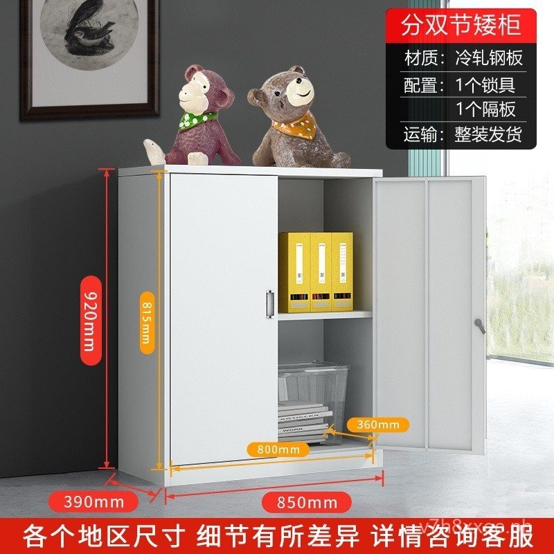Two Bucket Low Cabinet Office File Cabinet Home Balcony Locker Tool ...
