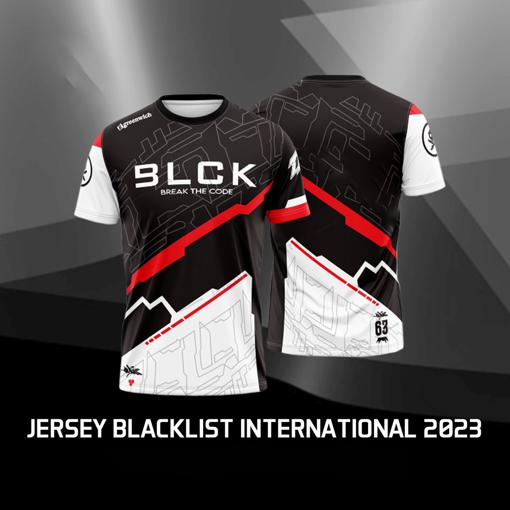 New BLCK S11 Blacklist International T-Shirt JERSEY 2024 International Blacklist Jersey S11 BLCK ...