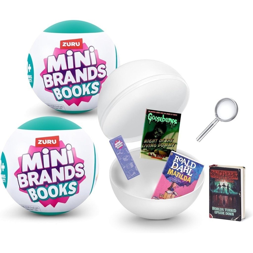 Zuru Real Miniature Book Brands Collection Toy Mini Brand Books (2 ...