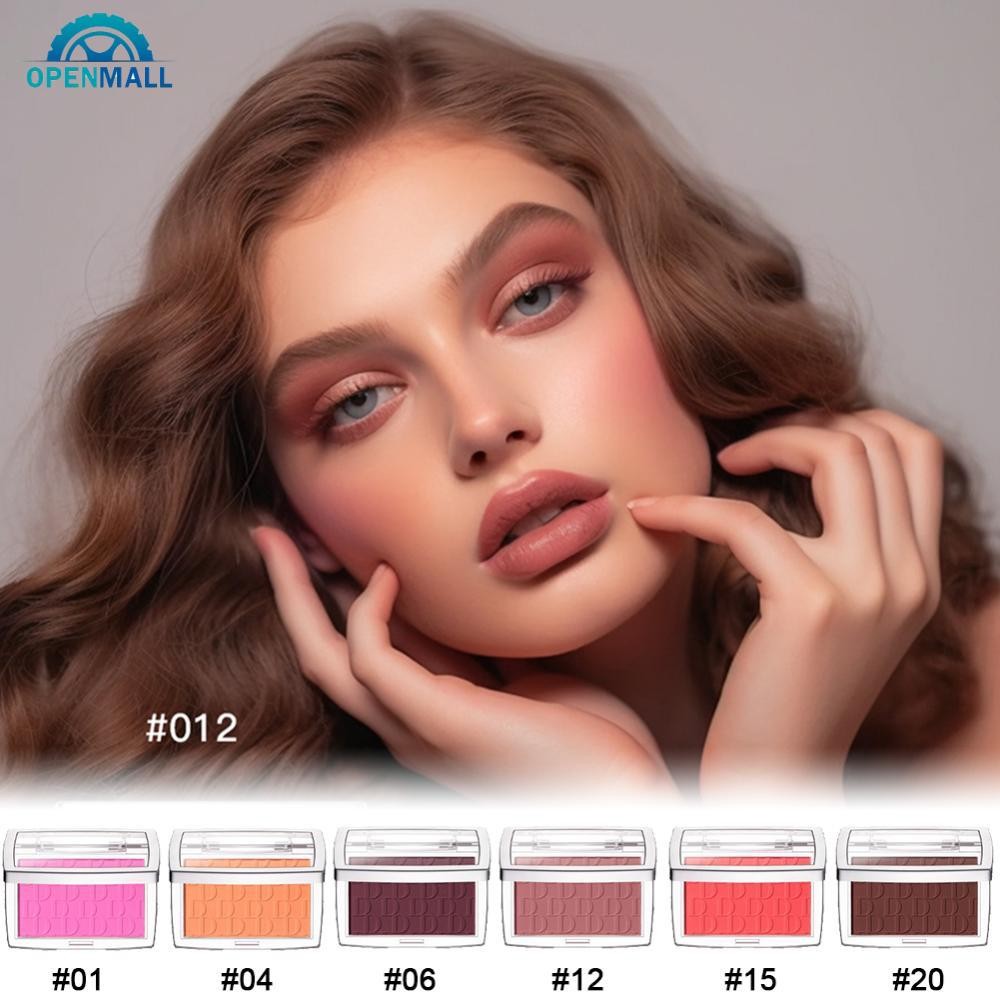 OPENMALL 3D Relief Blush Palette Embossed Powder Blush Peach Pink Coral ...