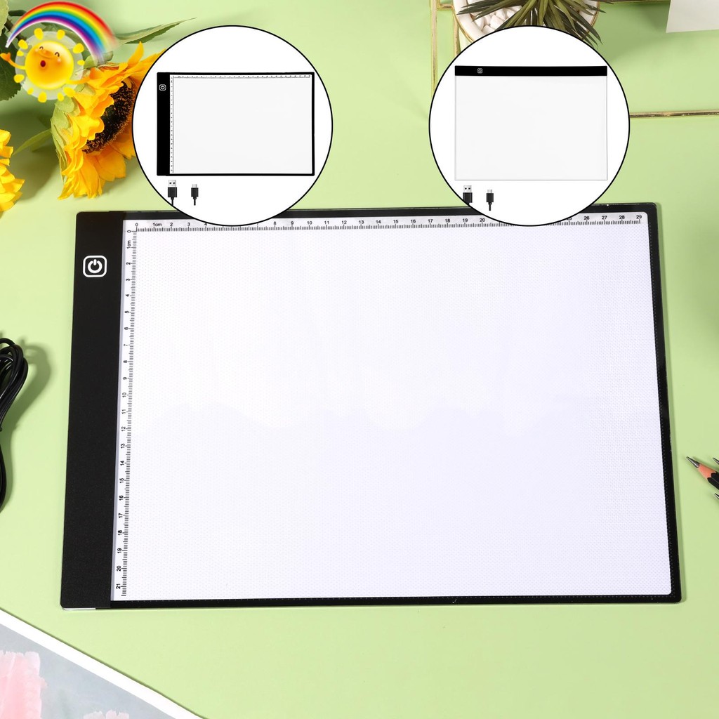 LED Light Tracing Box Pad Sturdy LED Drawing Board for Artists Drawing ...