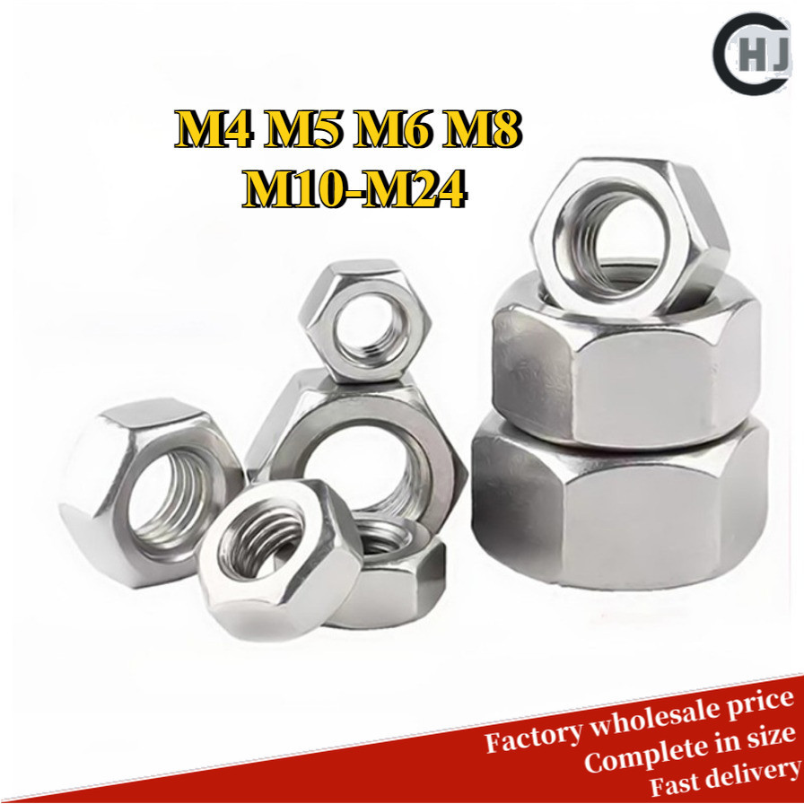 Thin Thread Fine Thread Young Thread 304 Stainless Steel Hex Nut M4 M5 ...