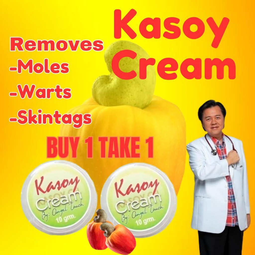 Kasoy Cream Organic Safe Effective Warts Mole Skintags Syringoma Nunal ...