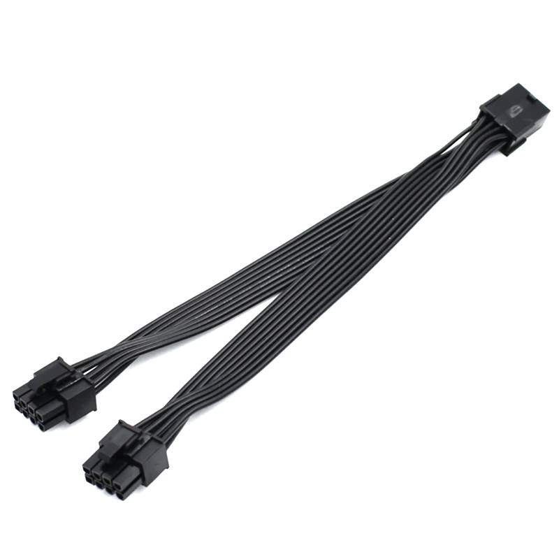 20cm 18AWG PCI Express Graphics Video Card GPU 8 Pin Female to Dual ...