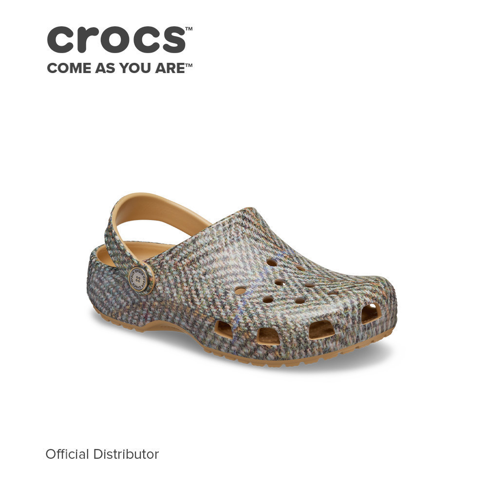 Crocs Kids' Classic Tweed Clog in Wheat | Shopee Philippines