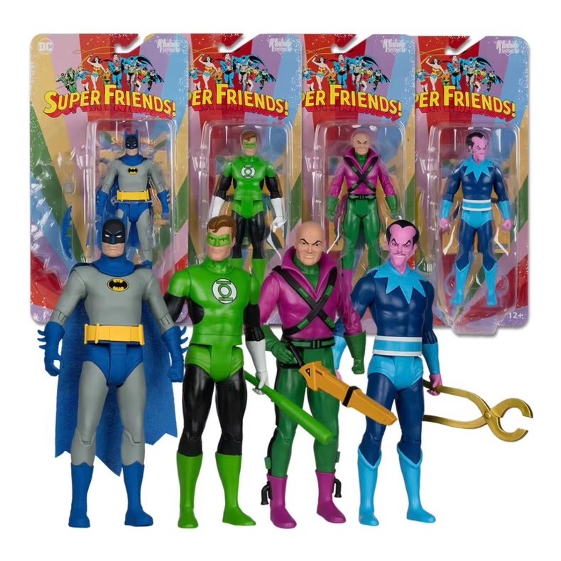 McFarlane DC Retro Lex Luthor Batman Sinestro Green Lantern 3.75-inch ...