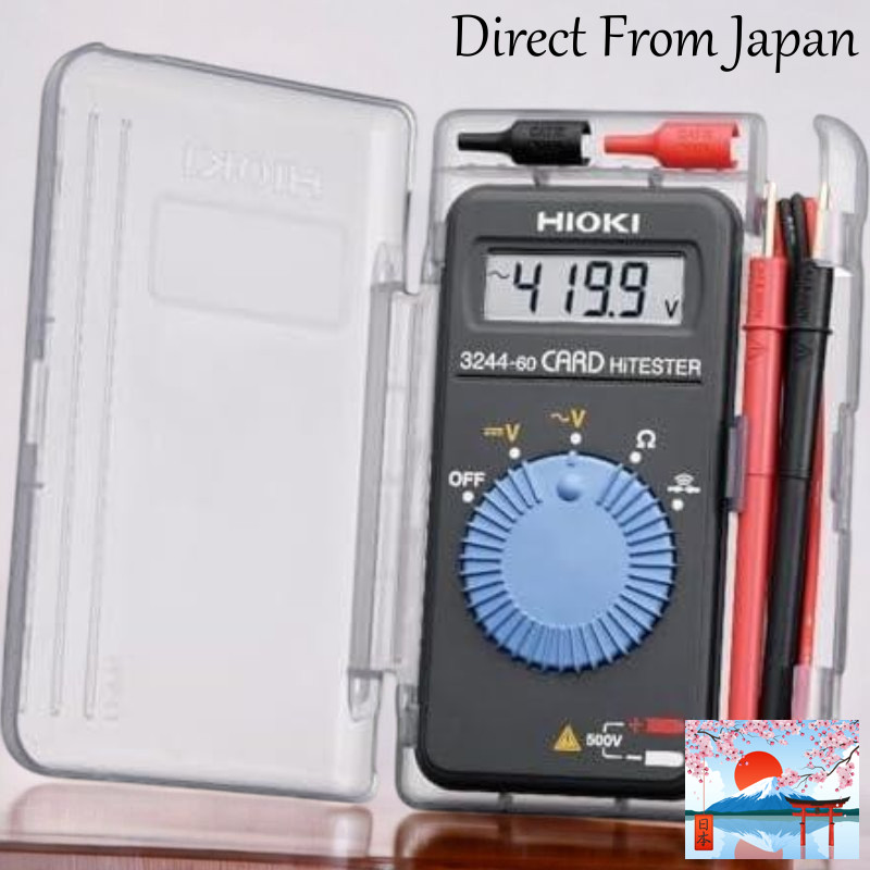 HIOKI 3244-60 (Tester Digital Multimeter DMM) Card Hi-Tester, Made in ...