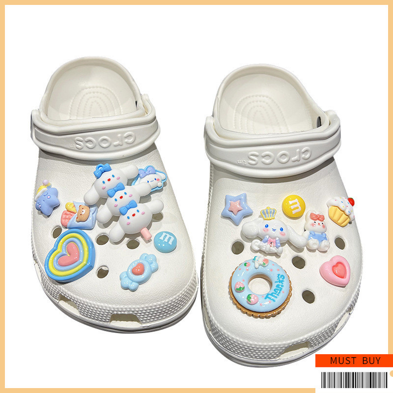 Luxury Clogs Charms Set | Cute & Trendy Shoe Charms with Crystal ...