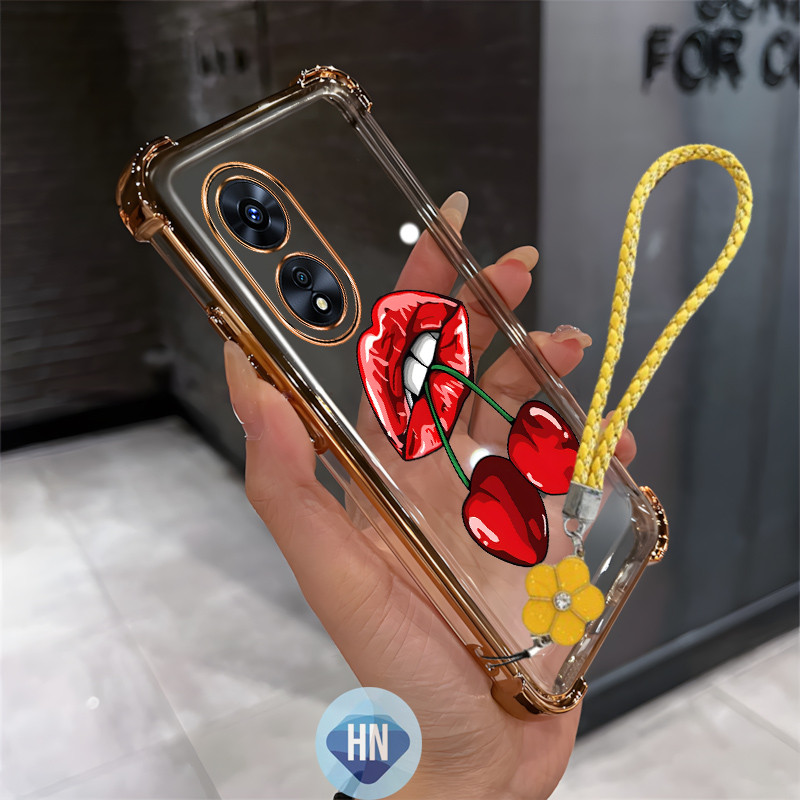 Case for OPPO RENO 8T 4G 8T 5G A1 PRO 5G phone case Lips cherry ...