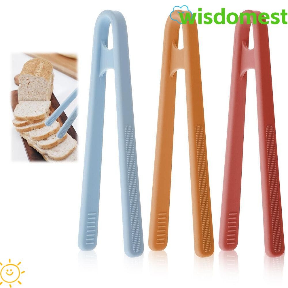 WISDOMEST Food Tongs, Non-slip Mini Silicone Small Tongs, Durable ...
