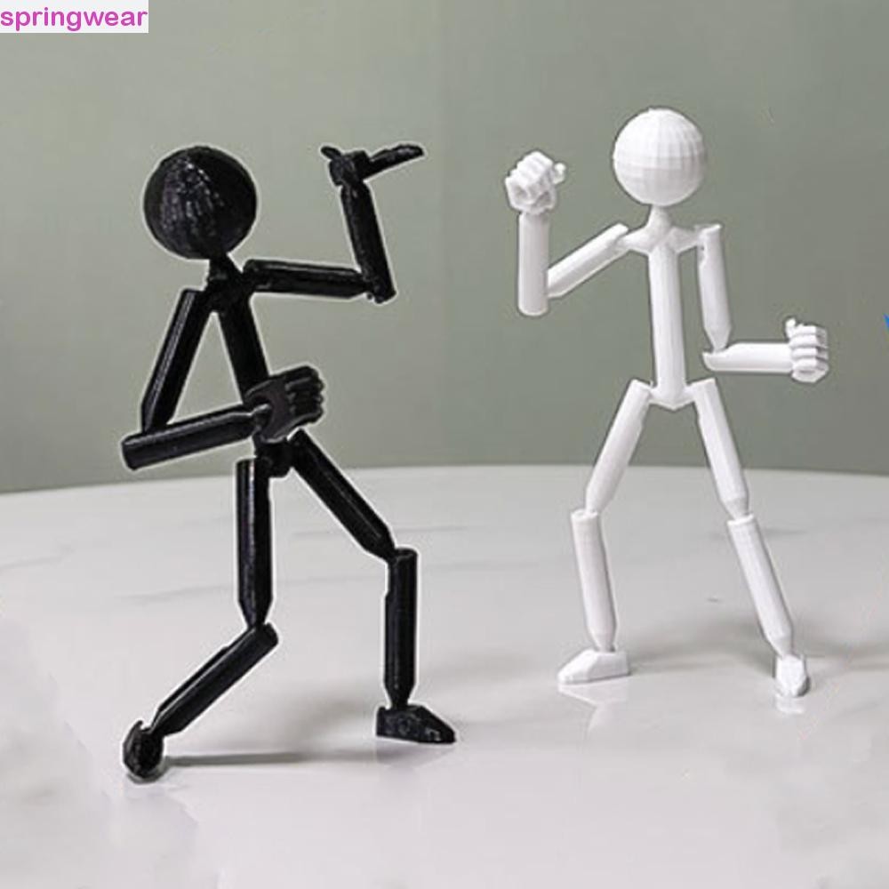 SPRINGWEAR Multi Joint Stickman Toy, Multi-Jointed Movable 3D Printed ...