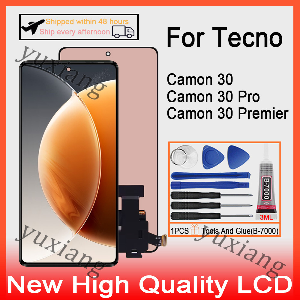 AMOLED TFT For Tecno Camon 30 4G 5G Camon 30 Pro 5G Camon 30 Premier 5G LCD Display Touch Screen ...