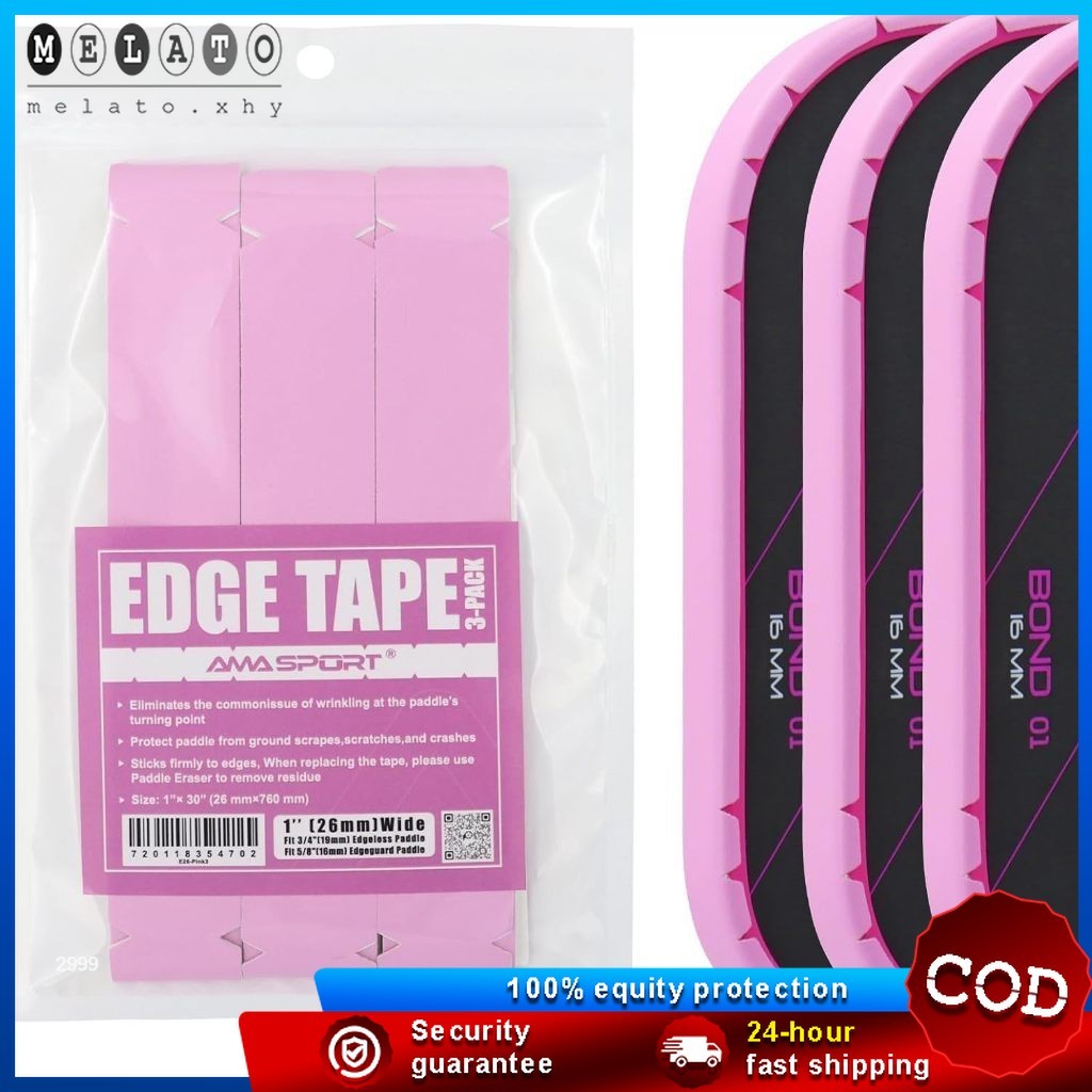 Pickleball Paddle Protection Tape, 3Pcs, Paddle Head Edge Guard, Racket ...