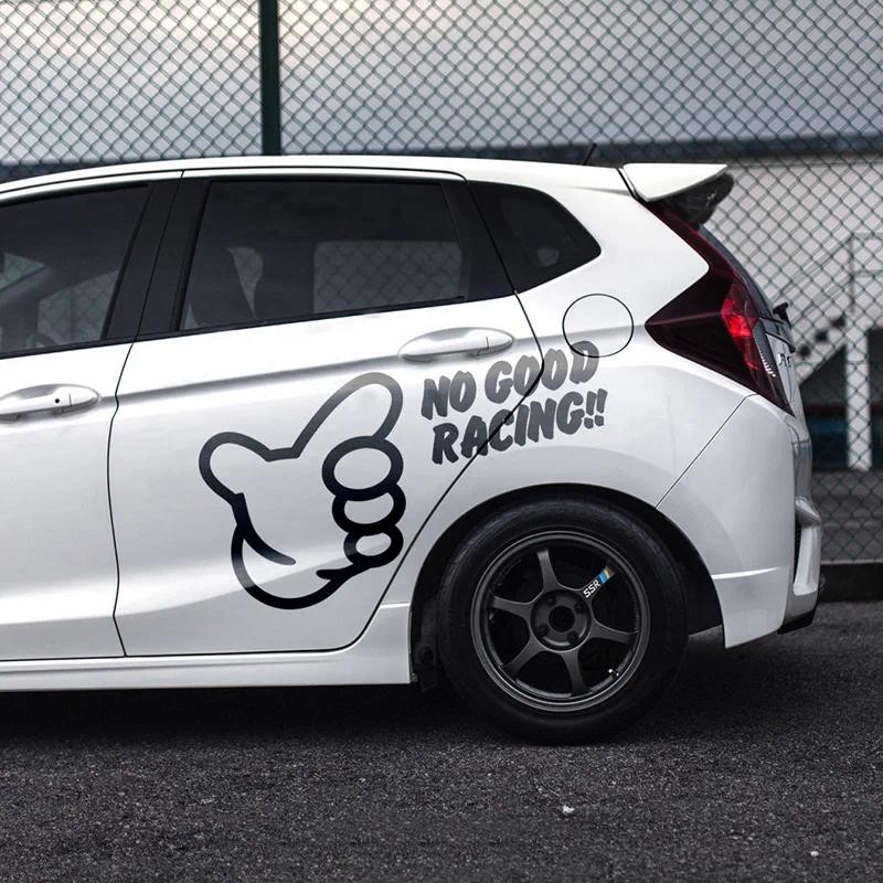 Styling JDM No Good Racing Finger Decal Kanjo Window Body Door Sticker ...