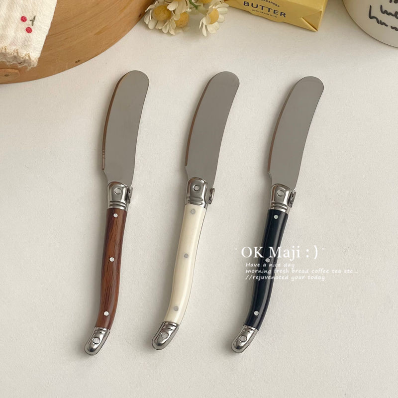Butter Spread Knife Wooden Handle Pocket Knife Cheese Spread Bread ...