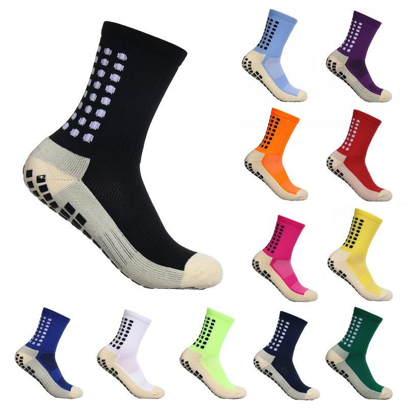 Anti-Slip Football Socks Non-Slip Soccer Basketball Tennis Sport Socks ...