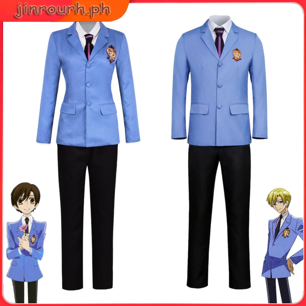 Anime Ouran High School Host Club Cosplay Full Set Costume School ...