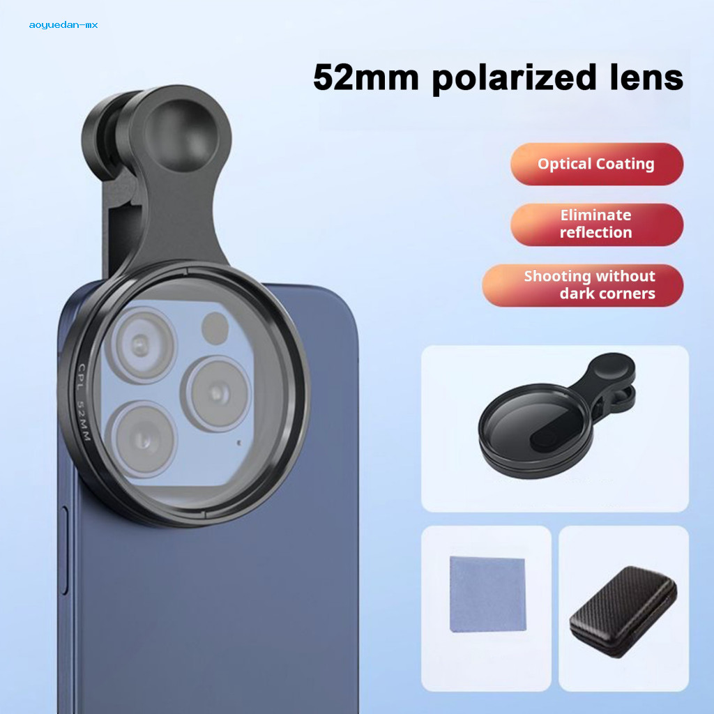 aoyuedan Cell Phone Polarized Lens Polarized Lens Attachment Rotatable ...