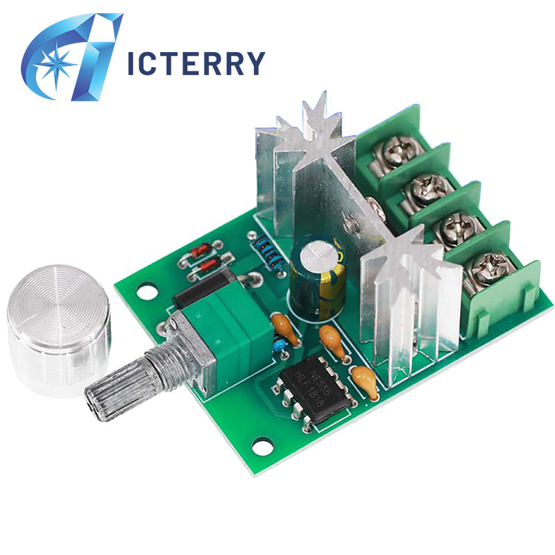 High Power 6A 6V-12V PWM No-Polarity DC Motor Speed Regulator ...