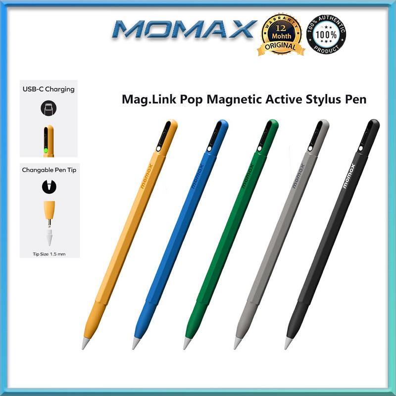 Momax Magnetic Stylus Pen Mag.Link Pop Magnetic Active Stylus Pen Touch ...