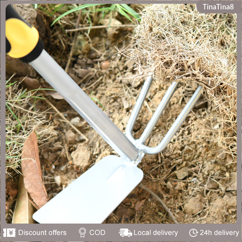 Garden Weeding Tools Alloy Hoe Planting Shovel Hand Trowel Rake With ...