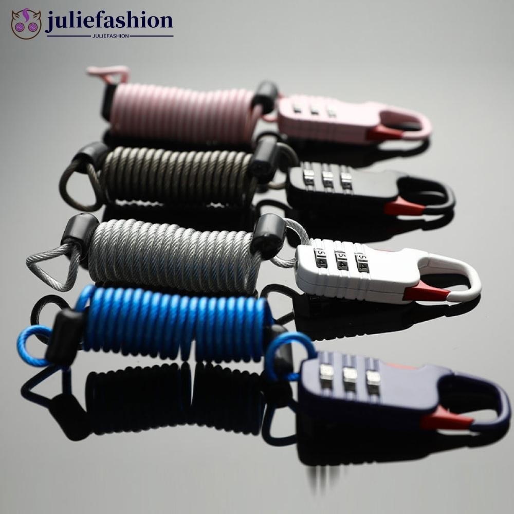 JULIEFASHION Bicycle Anti-Theft Motorcycle Three-Digit Password ...