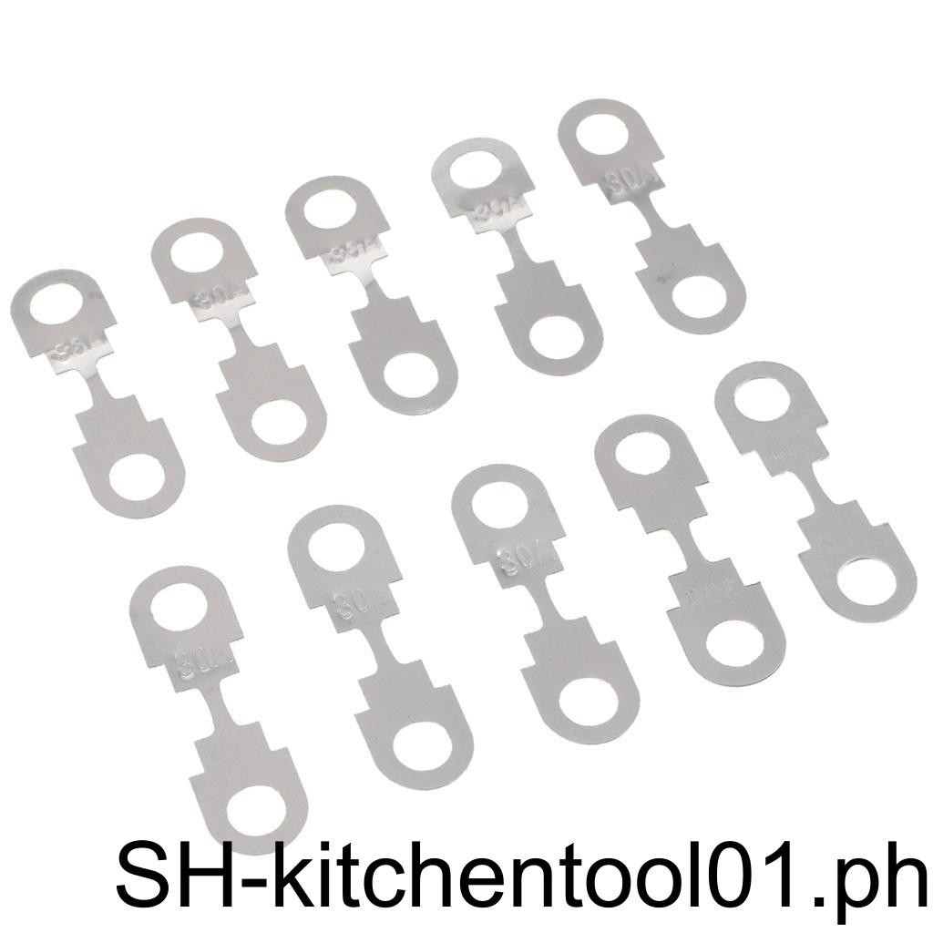 1/2/3 Durable 10-Piece Car Flat Metal Fuse Strip for VW Audi SEAT Ford ...