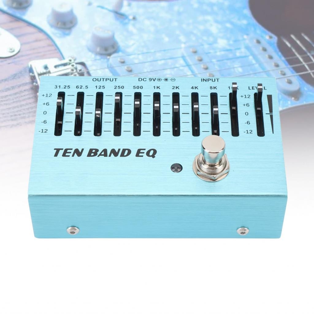 SA-01 10 Band EQ Single Block Guitar Bass Mini Equalizer Effect Pedal ...