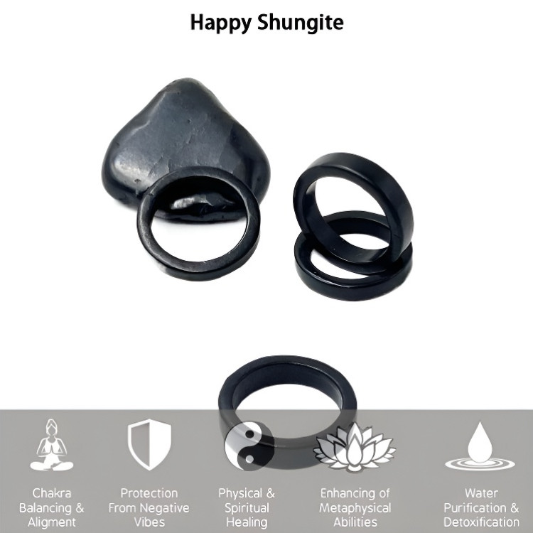 Original Shungite Minimalist Black Premium Light Luxury Versatile ...