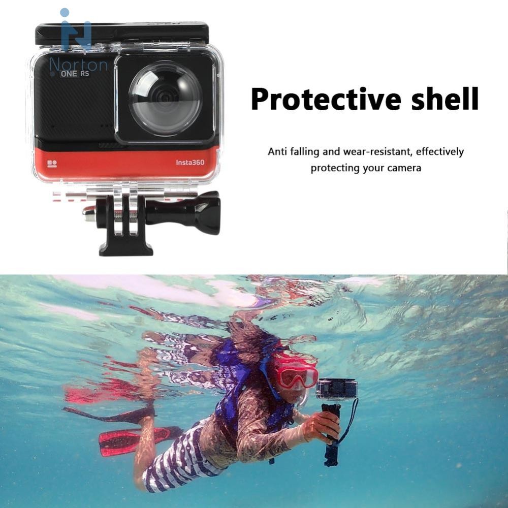 Diving Case Portable Camera Waterproof Case for Insta360 ONE RS ...