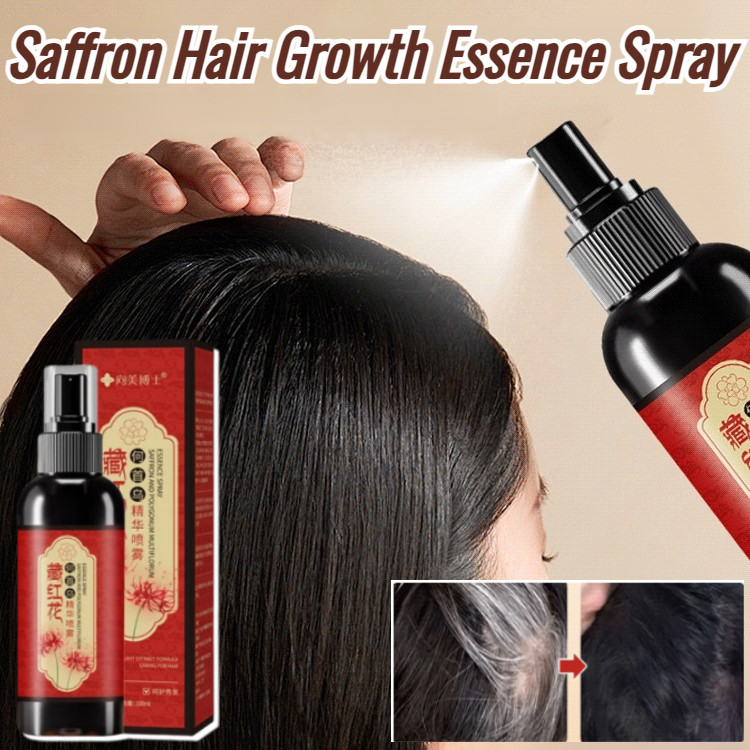 【Grey Hair No Longer Grows】Saffron Essence Spray from White to Black No ...