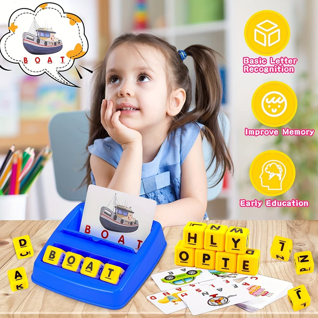 Children's educational toys/letter matching playing cards learning ...