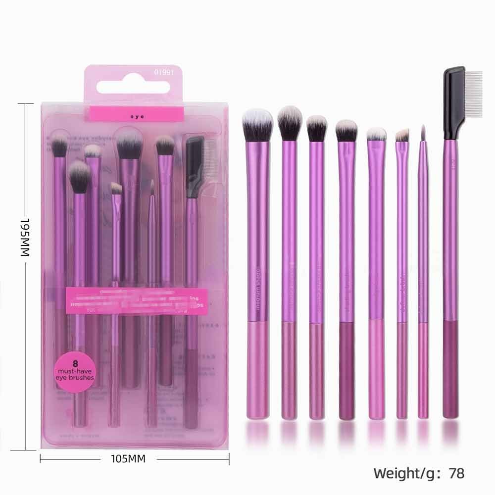 Real Techniques Everyday Eye Essentials 8-Piece Eyeshadow Brush Set ...