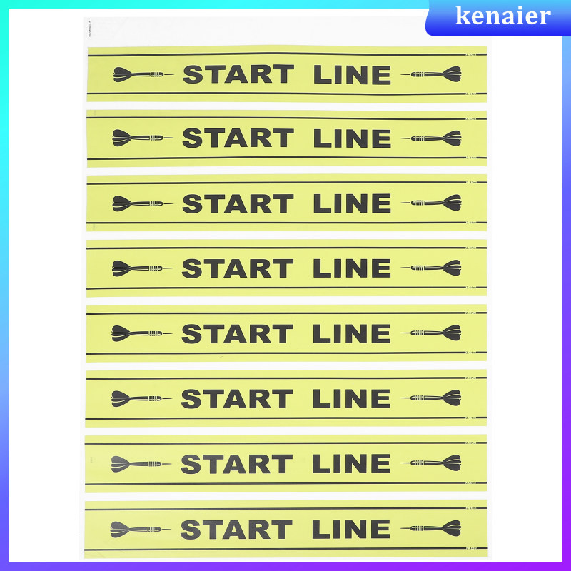 Darts Throwing Line Scoreboard Toe Sticker Floor Marker Game Thrower ...