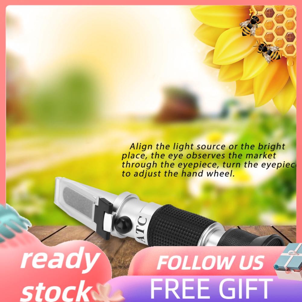 Hanhan1 Portable Bee Tools Refractometer 58-90% Sugar Content Measuring Device YAN | Shopee ...