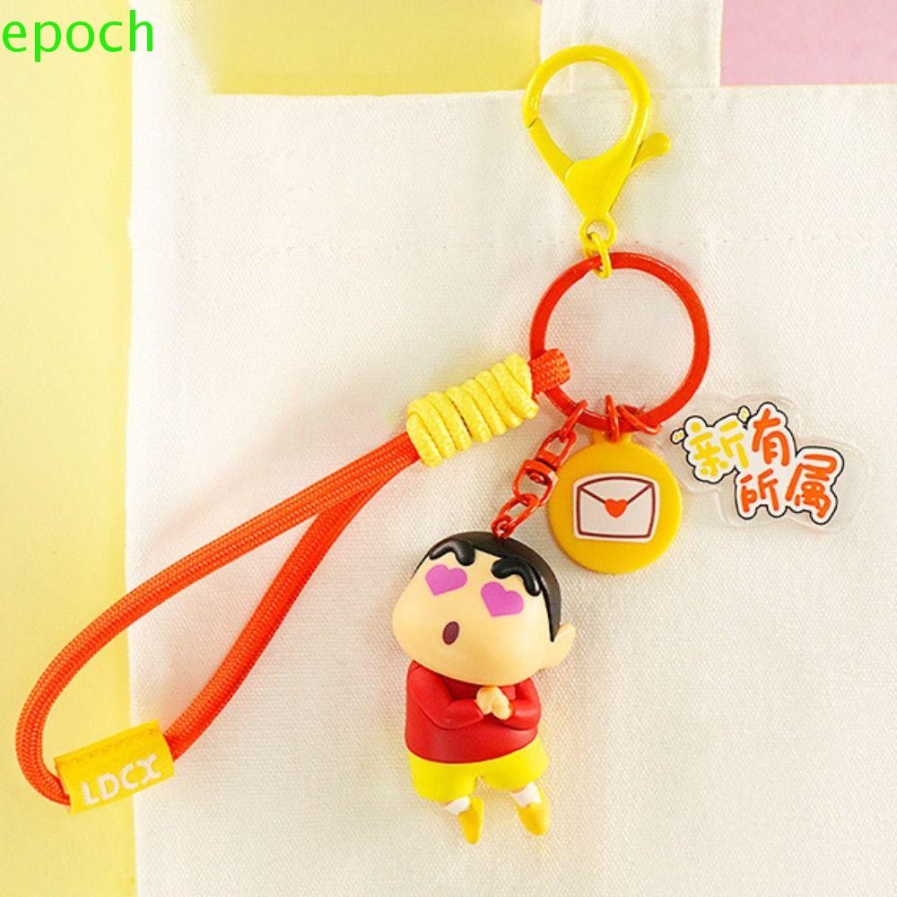 EPOCH Crayon Xiaoxin Keychain, Cartoon Pvc Crayon Shin-chan Bag Pendant ...